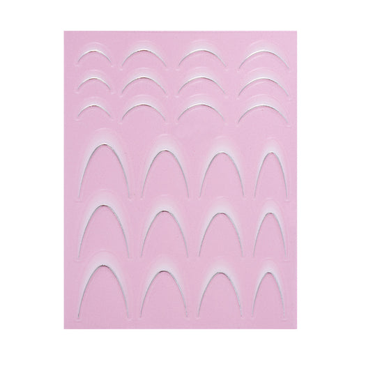 Silber Weiß Ombre - Smart Nail Sticker – Urban Design Care