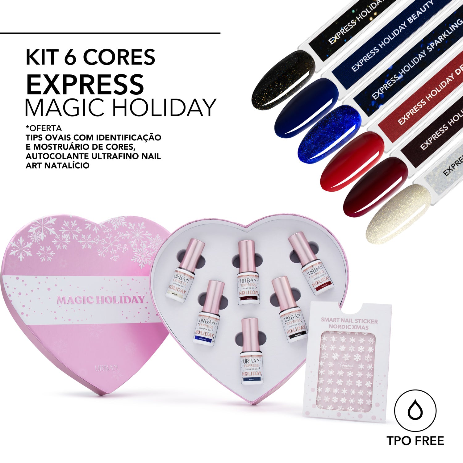 Kit 6 Cores Express Magic Holiday 2025 – Urban Design Care