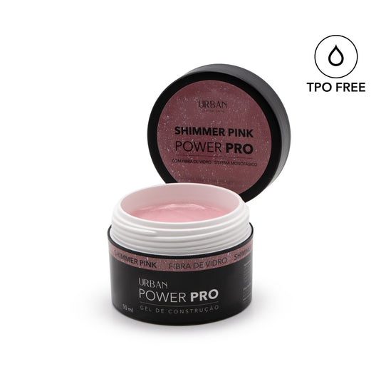 Gel de construction - Power Pro Shimmer Rose 50ml – Urban Design Care