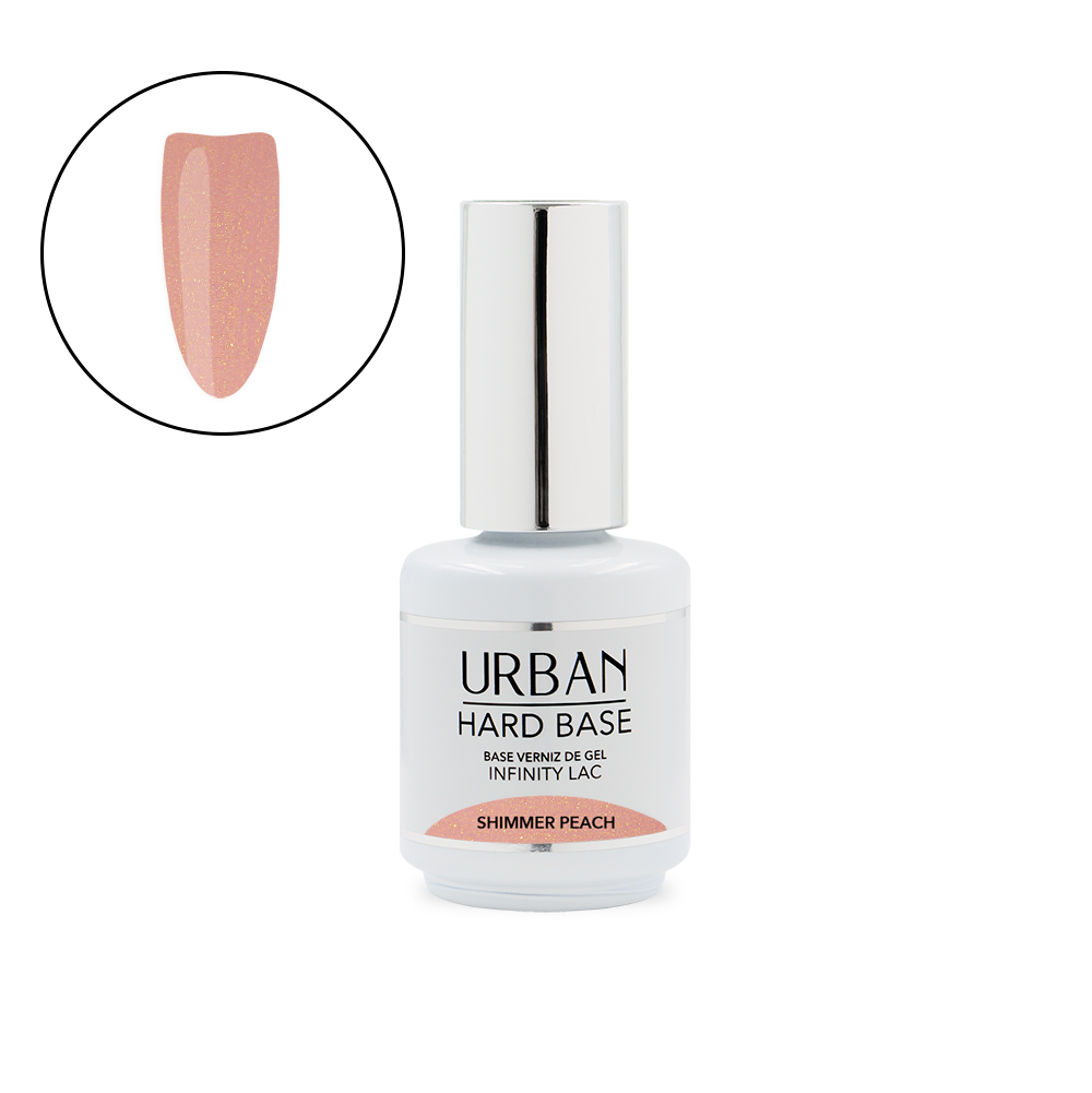 Hard Base Shimmer Peach 15ml – Urban Design Care